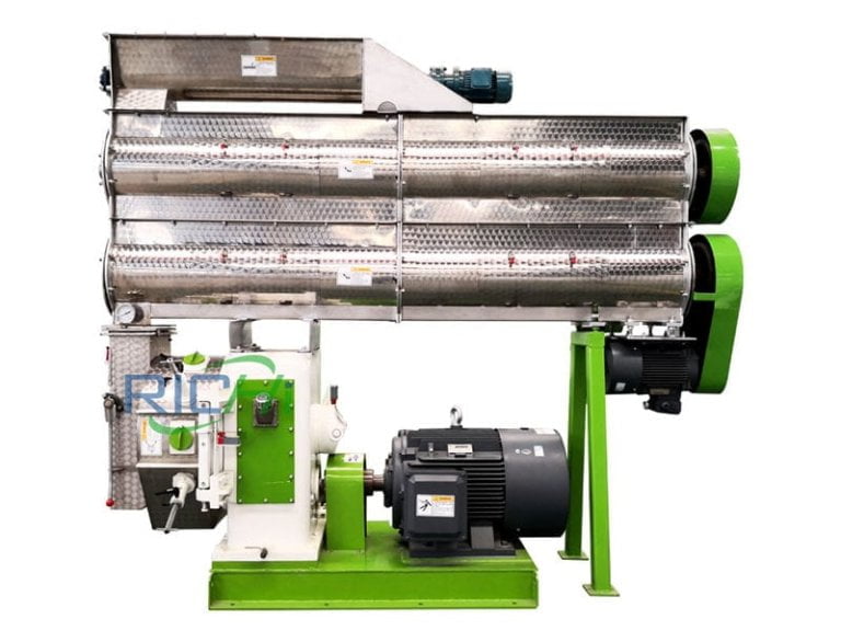 Automatic 1.8-2.4T/H Fish Feed Pelleting Machine For Sale