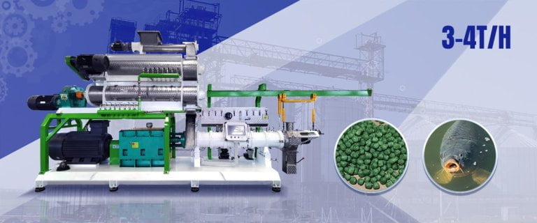 CE High Performance 1-60T/H Floating Fish Feed Machine