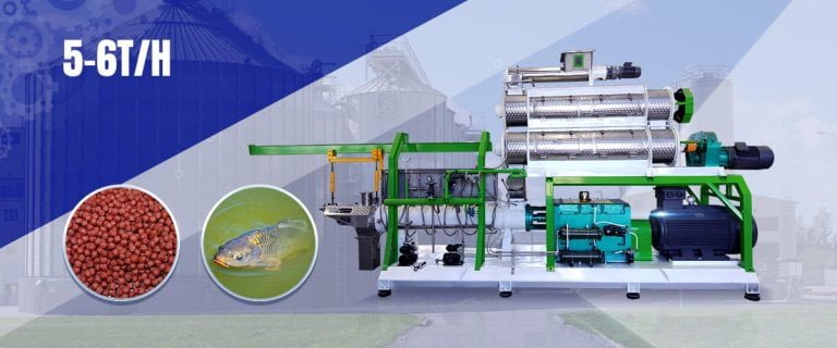 CE High Performance 1-60T/H Floating Fish Feed Machine
