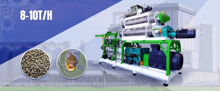 10-12T/H Commercial Large Floating Fish Pellet Machine For Sale